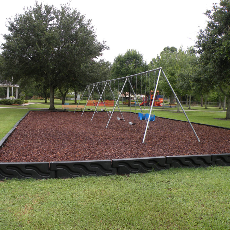 12” Premium Border with Premium Spike - Playground Borders